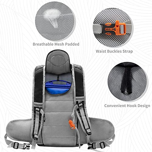 EULANT Small Lightweight Backpack for Cycling/Walking/Running/Hiking/Skiing/Short Trip/Camping, 14L Hydration Pack Rucksack for Women Men