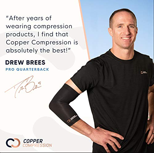 Copper Compression Plantar Fasciitis Night Splint - Drop Foot Orthopedic Brace and Dorsal Planter Fasciitis for Right or Left Foot. Night Splints Support Sleep, Recovery, Tendonitis, Arthritis