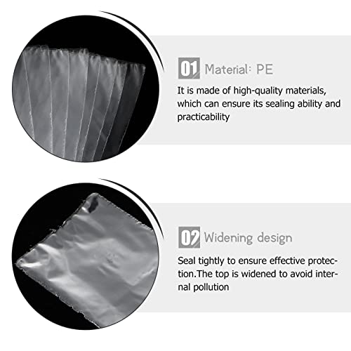 Healifty 500Pcs Professional Dental Protection Bags X-ray Transducer Pockets Sealing Bags