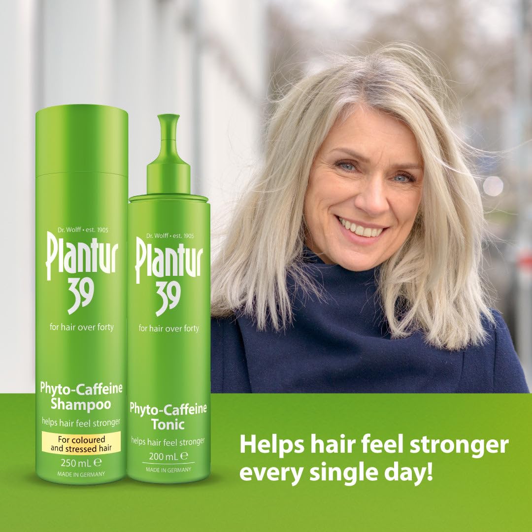 Plantur 39 Phyto Caffeine Shampoo for Coloured & Stressed Hair (250ml)