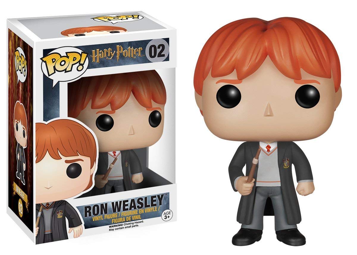 Funko Pop! Movies: Harry Potter - Ron Weasley #02 Vinyl Figure (Bundled with Pop Box Protector Case)