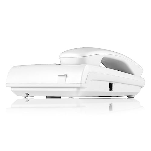 Corded Phone Desktop Fixed Telephone Wall Mountable Landline Phone for Redial/Pause/Flash/Hold Tone Adjustable Desk Phone Fixed Telephone TCF2000 Business Office Telephones House Hold Guest Room