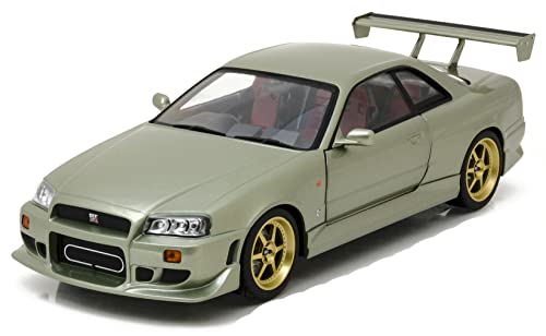 Greenlight 1:18 Artisan Collection - 1999 Niss** Skyline GT-R (R34) - Millennium Jade 19033 [Shipping from Canada]