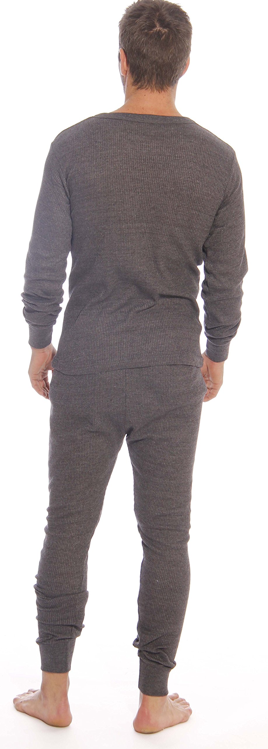 At The Buzzer Thermal Underwear Set for Men 95962-Charcoal-M