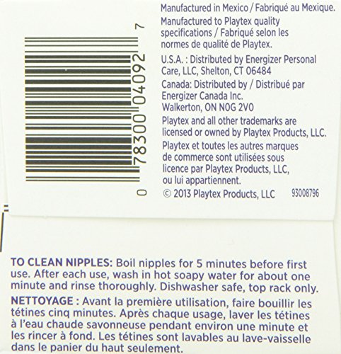 Playtex Baby BreastLike Bottle Nipple, Fast Flow - 2 Count