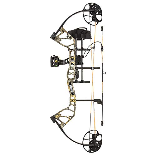 Bear Archery Royale Ready to Hunt Compound Bow Package for Adults and Youth, Right Hand, Realtree Edge