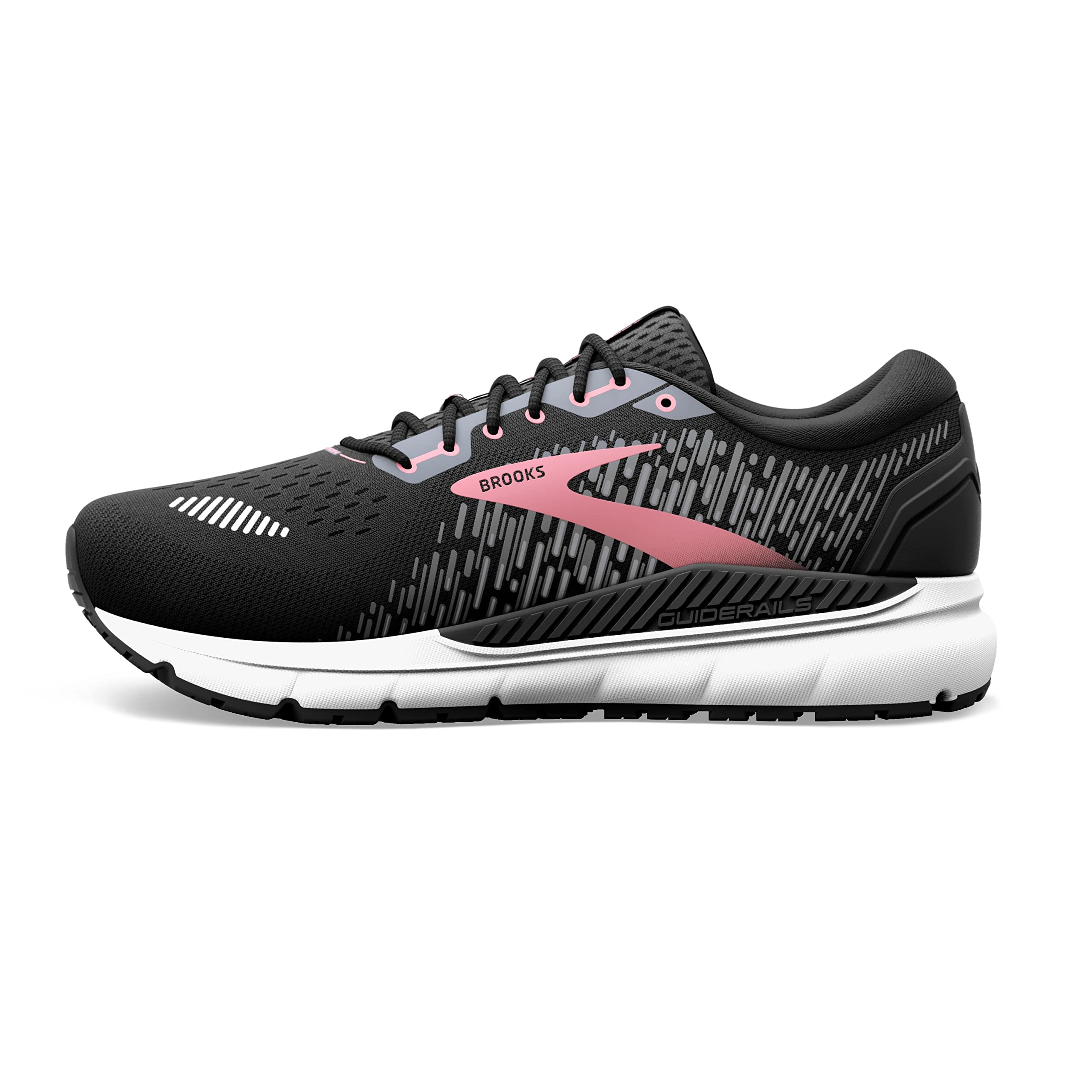 Brooks Women's Addiction GTS 15 Supportive Running Shoe - Black/Ebony/Mauvewood - 11.5 Wide