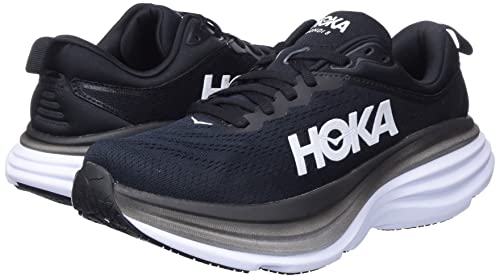 Hoka ONE ONE Women's Running Shoes, Black, 8 US