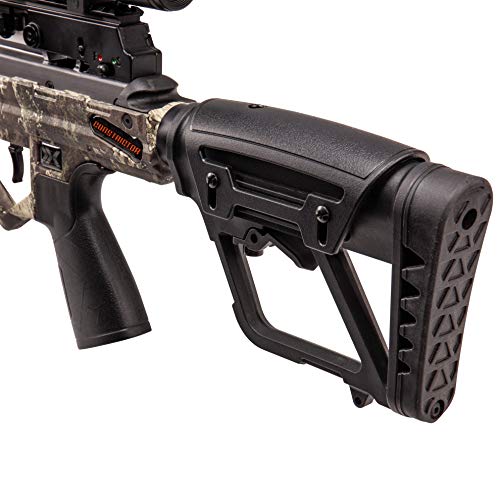 Bear X Constrictor Ready to Shoot Crossbow Package with Scope, Quiver, Bolts, Cocking Rope, and Wax, Strata Finish