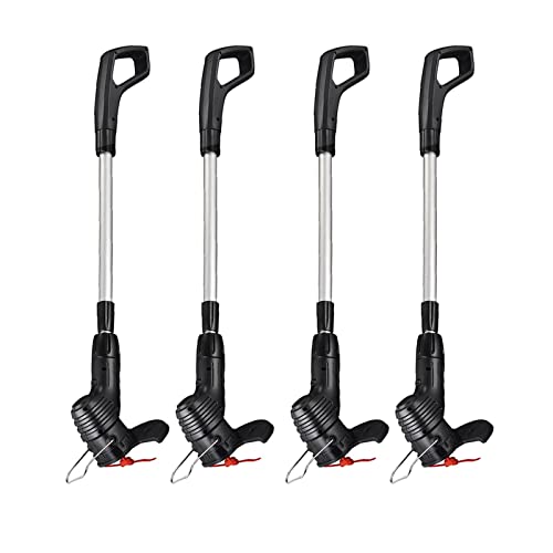 Cordless Lawn Mower 2000mAh Electric Lawn Mower Cordless Grass Hedge Trimmer Adjustable Handheld Mowing Machine Garden Power Tool with 18650 Battery