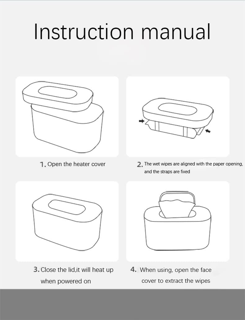 Baby Diaper Wipes Heater,Wipe Warmer with Digital Display and Wet Wipes Dispenser,3 Modes of Temperature Heating Control for Baby's Comfort
