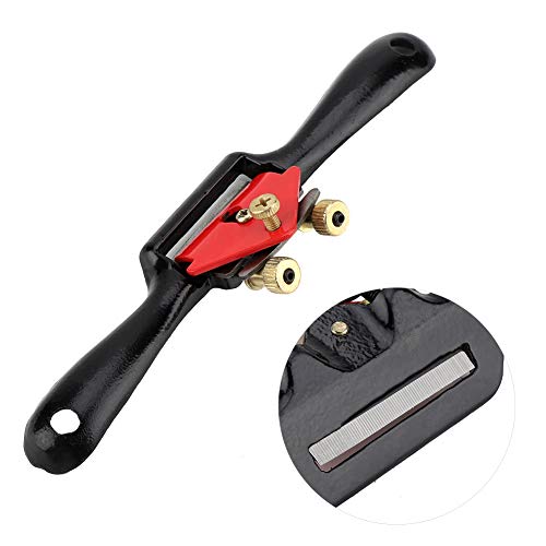 Fdit 9"/215mm Adjustable Hand Planer Spoke Shave Manual Woodworking Tool Hand Tool
