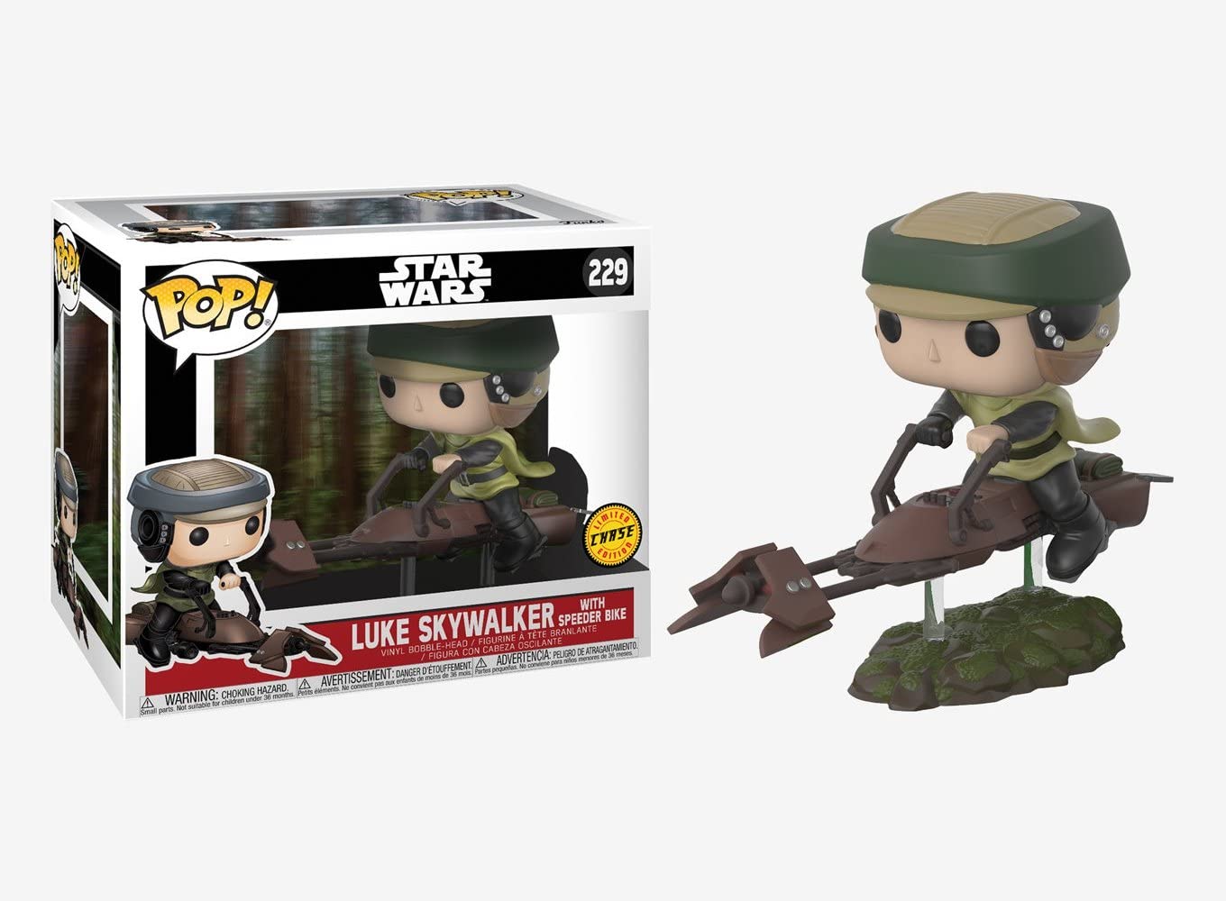 Funko Star Wars Luke on Speeder Bike Pop Vinyl Figure (Chase)