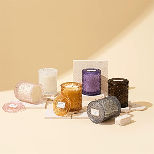 LA JOLIE MUSE Scented Candle, Candles for Home Scented, Linen Scented Candle, 8 oz 50 Hours Burn, Candles Gift for Women & Men