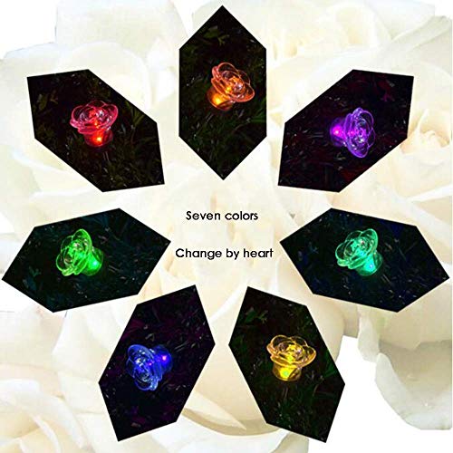 ZUQIEE Solar Lawn Home Garden Light Solar Waterproof Light LED Outdoor Decorative Light Floor Lamp Outdoor Rose Light Floor Lamp