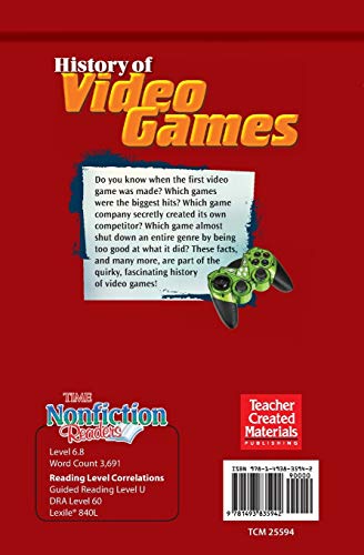 History of Video Games (TIME FOR KIDS® Nonfiction Readers)