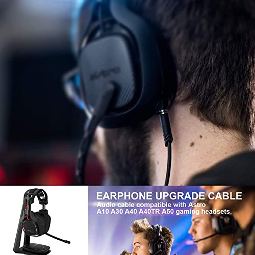 Tobysome Replacement A10 A40 A30 Cable Cord Wire for Connect Astro A10 Astro A40 Gaming Headset to Xbox One,Playstation 4 PS4 Controllers,Smartphone,MixAmp with 3.5mm Aux Jack(2M,with Volume Control)