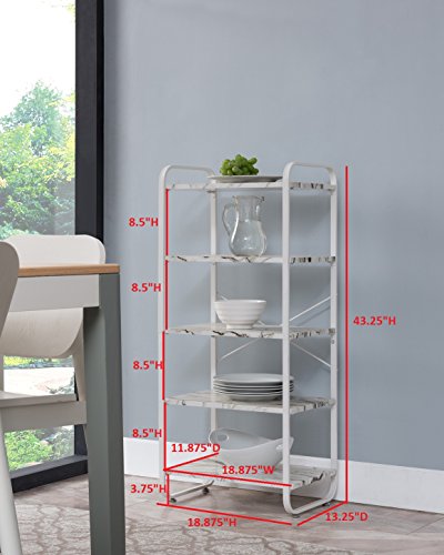 Kings Brand Furniture β Hillcrest 5-Tier Kitchen Baker's Rack - Utility Storage