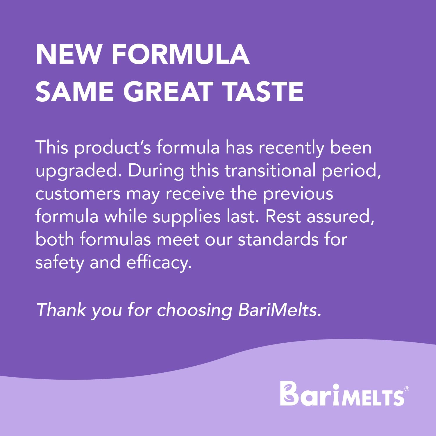 BariMelts Bariatric Multivitamin with Iron - 1 Month Supply (60 Fast-Dissolving Tablets) - Post-Op Bariatric Vitamins
