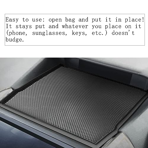 Dashboard Mats Compatible with Subaru 2018-2023 Crosstrek Impreza and 2019-2023 Forester Silicone, Black