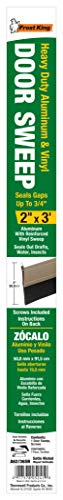 Frost King A62/36SN Heavy Duty Sweep, 2in x 36in, Satin Nickel