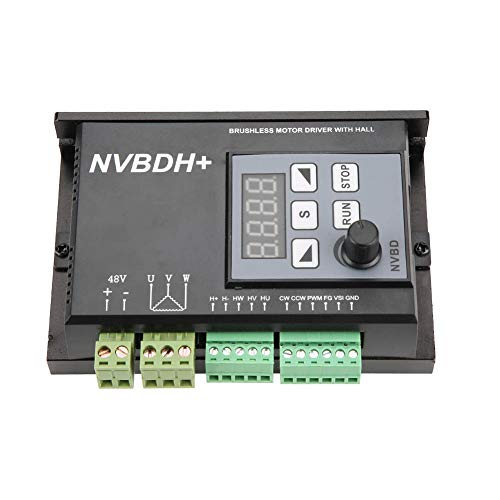 DC Brushless Spindle Motors, 3 Regulation Modes PWM Control 48V Power Input Maximum 400W Motor Driver Hall Kit for Engraving Machine