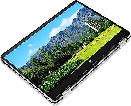 HP 2023 Convertible 2-in-1 Chromebook, 14" HD IPS Touchscreen, Intel Pentium Processor up to 3.30GHz, 8GB Ram, 128GB SSD, Super-Fast 6th Gen WiFi, Chrome OS (Renewed)