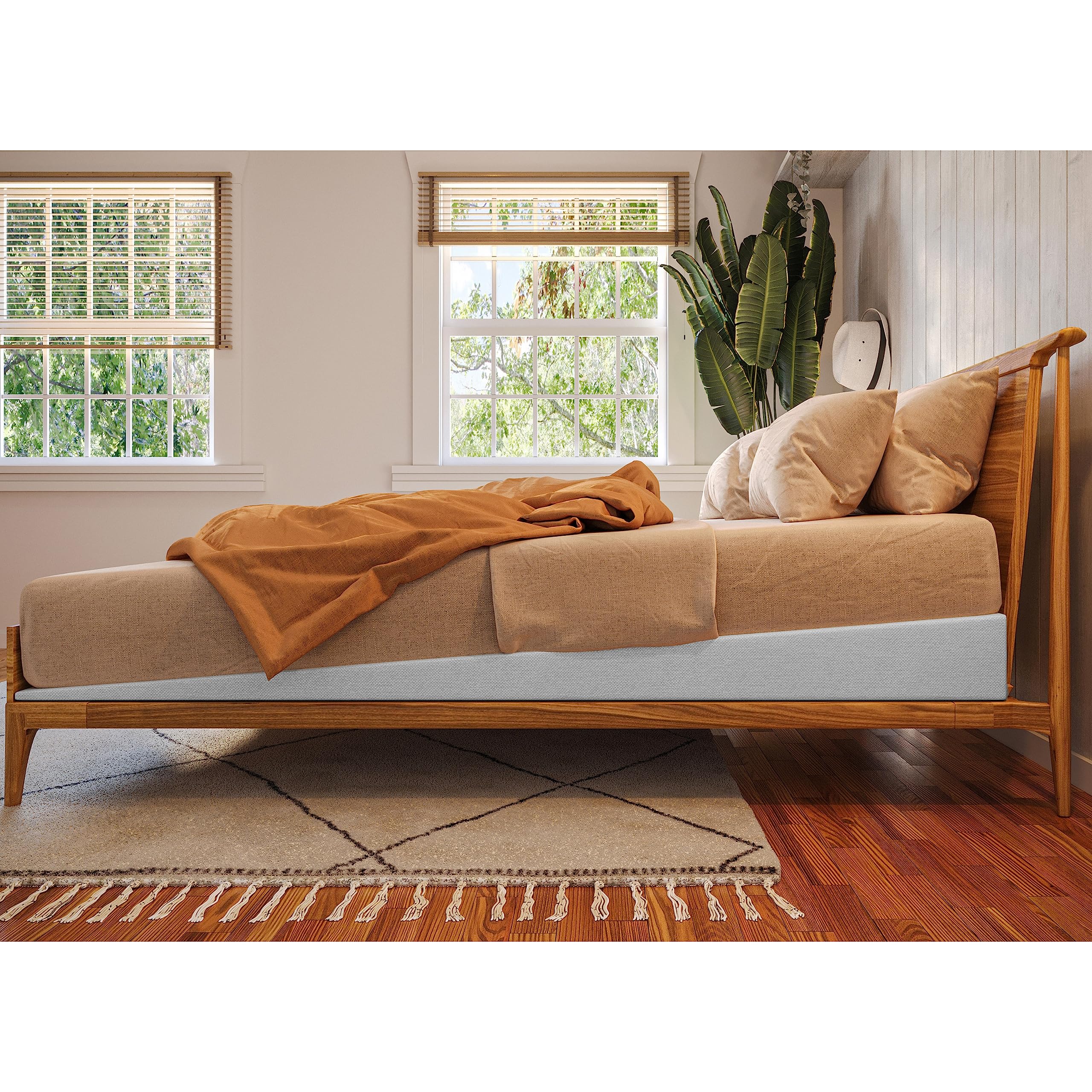 Cover for Avana Mattress Elevator - Twin Size, Cover ONLY, Poly/Cotton, White