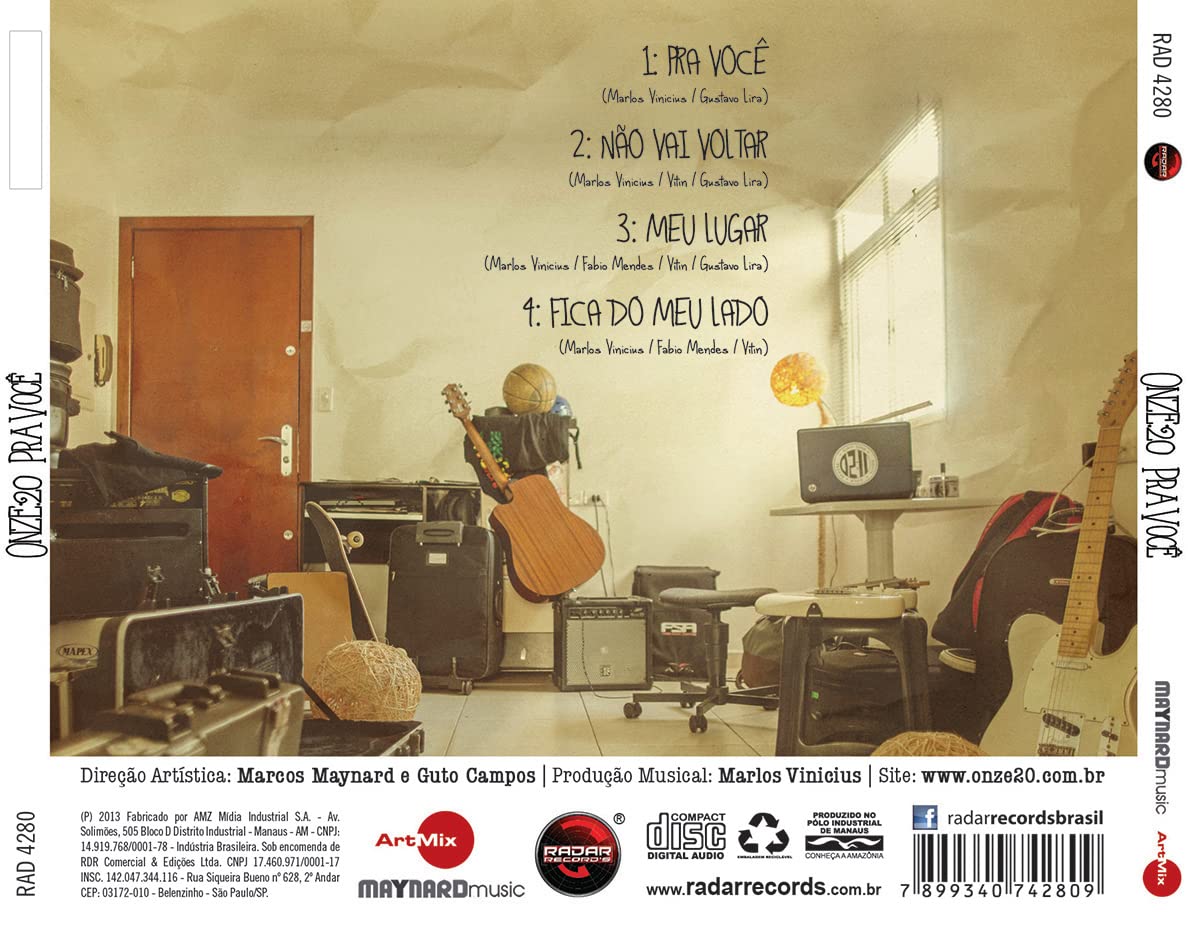 Onze 20 ( - Pra Voce (Ep)