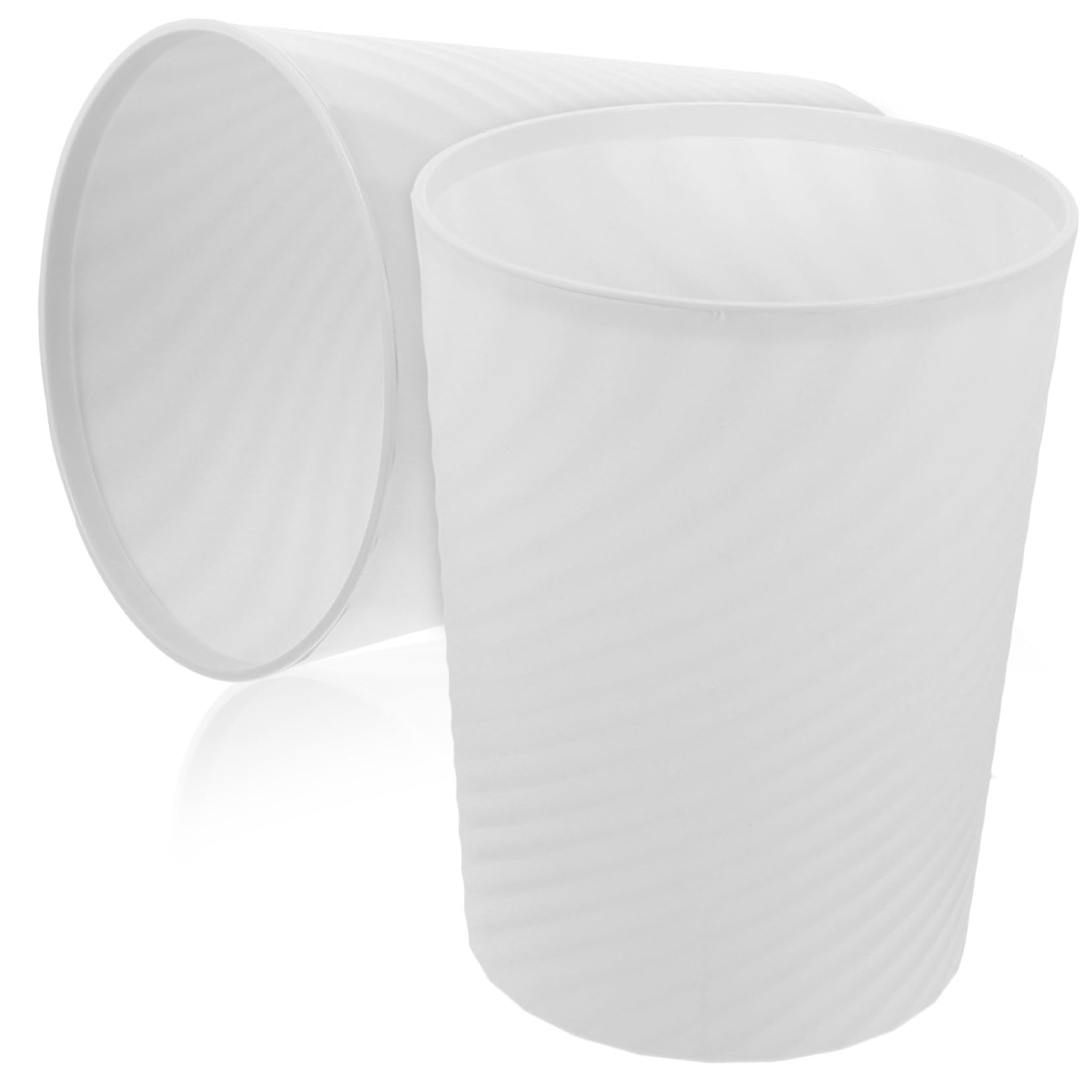 CHILDWEET Bedroom Trash Can with Simple Style Capacity PP Material Home Office Waste Basket