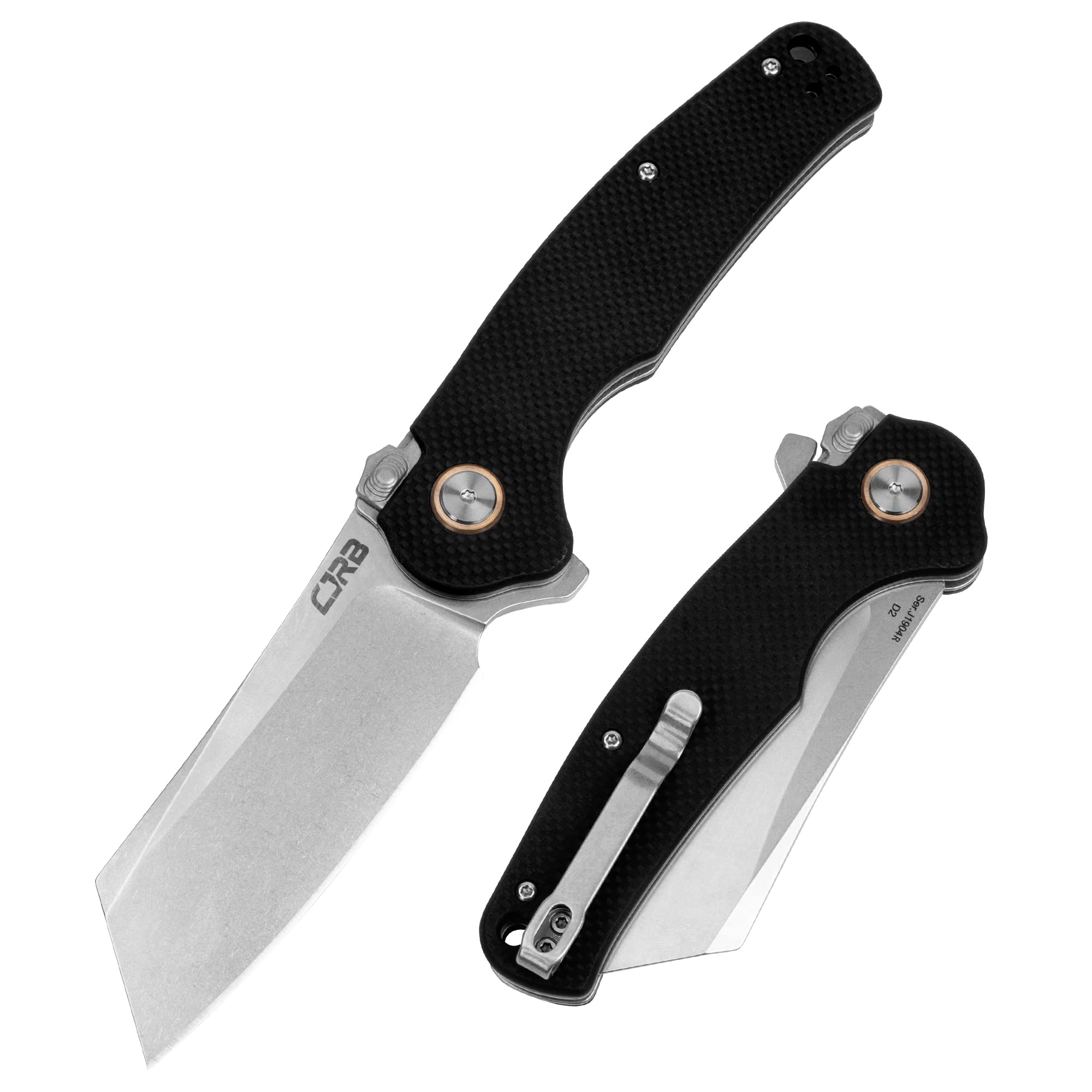 CJRB Crag Blue Bundled with Crag Black Great EDC Knife Companion