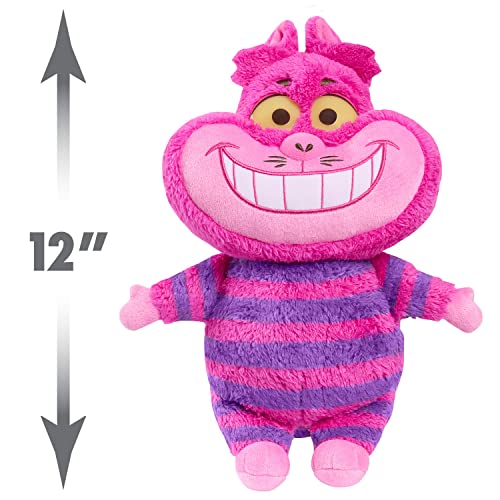 Just Play Disney Junior Alice’s Wonderland Bakery Chat & Glow Cheshire Ca tPlushie Stuffed Animal, Officially Licensed Kids Toys for Ages 3 Up