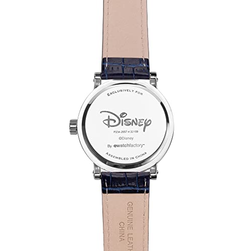 Disney Mickey Mouse Adult Vintage Articulating Hands Analog Quartz Watch, Blue