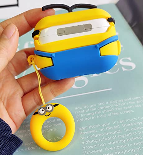 Compatible with Airpods Pro 2nd Generation Case 2022, Cute Case for Air Pods Pro 2 Cartoon, Kawaii Soft Silicone Protective Cover for New Apple Air pod Pro2 Case for Men Women Keychain (One Eye)