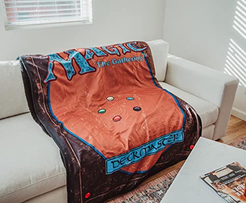 Magic: The Gathering Fleece Throw Blanket | Plush Soft Polyester Cover For Sofa and Bed, Cozy Home Decor, Luxury Room Essential | Tabletop Gamer Gifts For Adults, Teens | 45 x 64 Inches