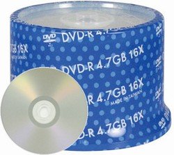 Prodisc 16X DVD-R Silver Inkjet Hub Printable 100 Pack in Cakebox