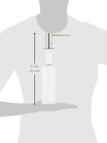 hansgrohe Bath and Kitchen SinkSoap, Focus 3-Inch, Steel Optic, 40438801 Soap Dispenser