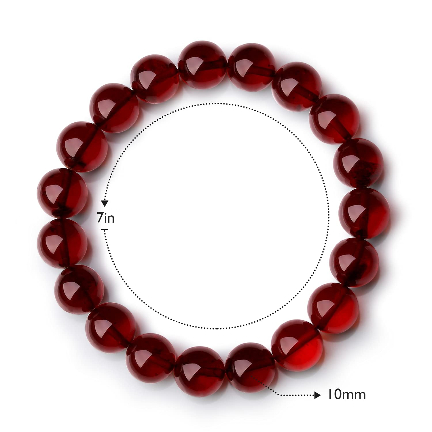 Baltic amber bracelet for women Size10mm 7inches Amber bracelet