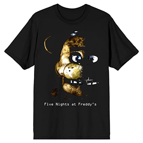 Five Nights at Freddy's Black T-Shirt-XXL