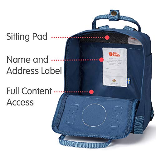 FJALL RAVEN(フェールラーベン) Fährlaven Kanken Mini Royal Blue-Goose Eye Backpack
