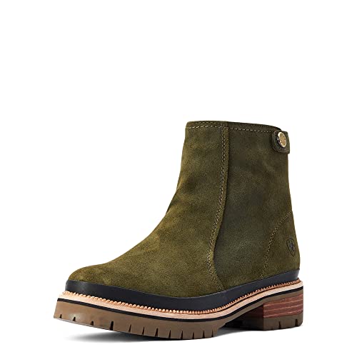 Ariat Womens Leighton Waterproof Olive Night 8.5