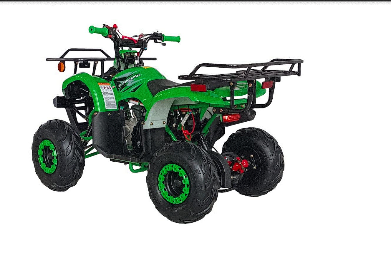 Icebear Super Trooper 125cc Kids ATV Metallic Burgundy/Black