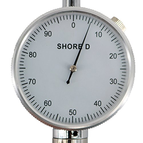 Graigar LX-D Shore D Hardness Tester Shore D Durometer 0~100HD to Testing of Resin, Acryl, Plexiglas, Thermos Plastic Rubber, Printing Plate, Fibred