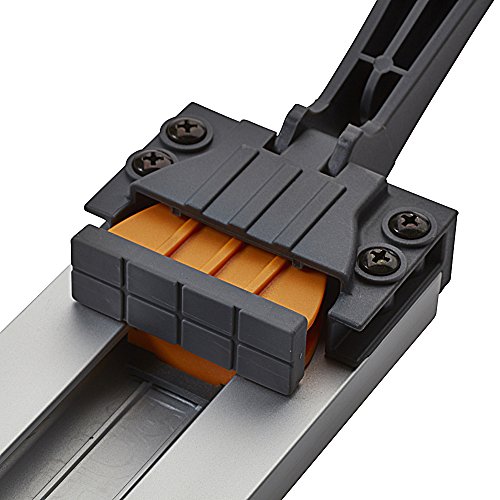 Bora 100β WTX Ruled Clamp Edge Saw Guide for Woodworking, Contractors, Carpenters and DIY, Guide for Circular Saws, 100 Inch Cutting Length, 545100