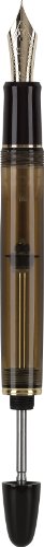 PILOT Custom 823 Fountain Pen, Amber Barrel, Fine Nib, Blue Ink (60558)