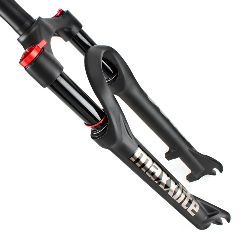 Bike Fork Air Fork 24Inch Bicycle Magnesium & Aluminum Alloy Shock Absorber Air Fork Spread 100 MM Travel 70 MM Bicycle Accessories
