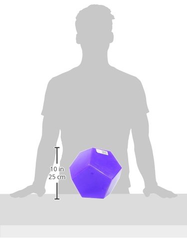 Nose-It! Equine Ball Funnel Fill Treat Dispenser & Slow Feeder A Toy with Purpose, 10" L x 10" H, 10" W, Purple