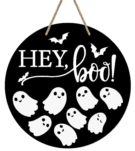 Halloween Decoratoins Welcome Door Sign Halloween Front Door Wall Signs Wood Hanging Decor Wreath Home Party Outdoor Door Hanger