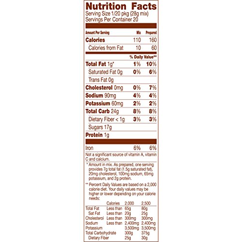 Betty Crocker Dark Chocolate Brownie Mix Family Size, 19.9 oz