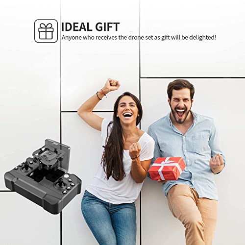 Foldable Mini Drone for Kids Toys,V2 Nano Pocket RC Quadcopter for Beginners Gift,with 3 Batteries,Altitude Hold, Headless Mode,3D Flips, One Key Return,3 Speed Modes,Easy Fly